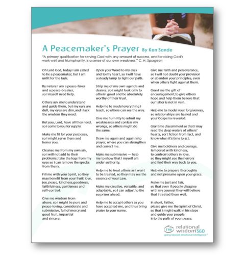 Free Downloads - Relational Wisdom | Ken Sande | Biblical Emotional ...